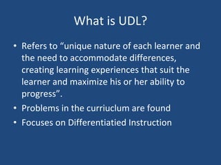 UDL in Practice | PPT