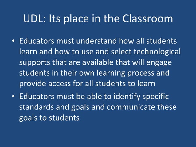 UDL in Practice | PPT