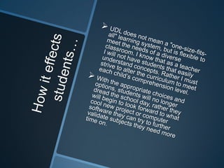 UDL in the classroom | PPTX | Education