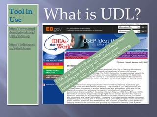 Udl In Your Classroom | PPTX