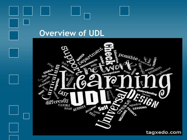 UDL Presentation: Sharing Ideas and Building Resources | PPT