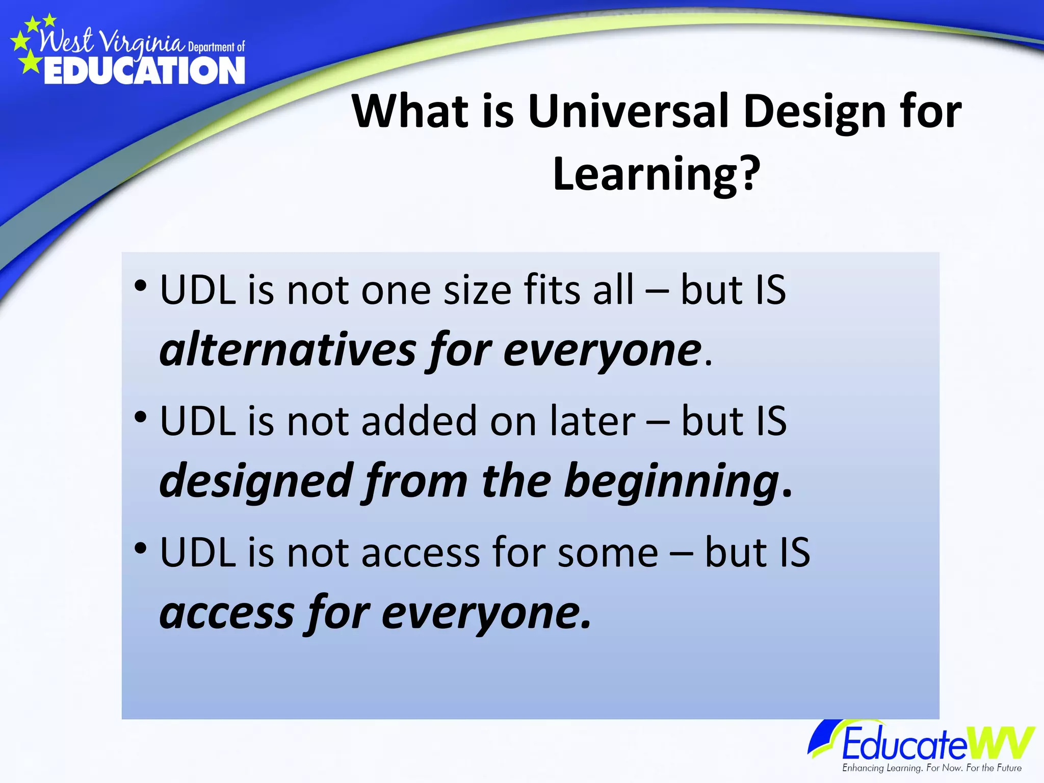 Udl overview presentation | PPT