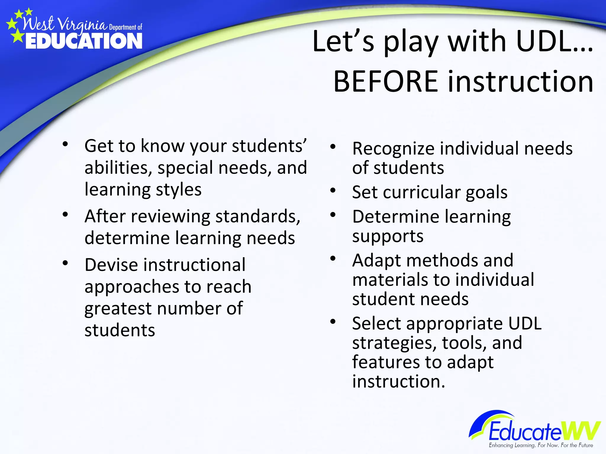 Udl overview presentation | PPT