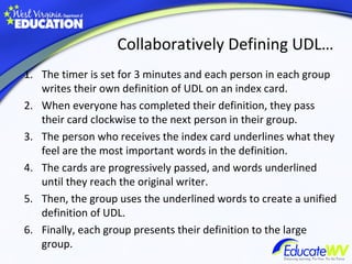 Udl overview presentation | PPT