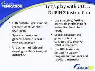 Udl overview presentation | PPT
