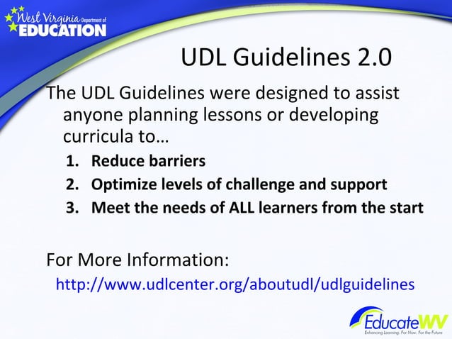 Udl overview presentation | PPT