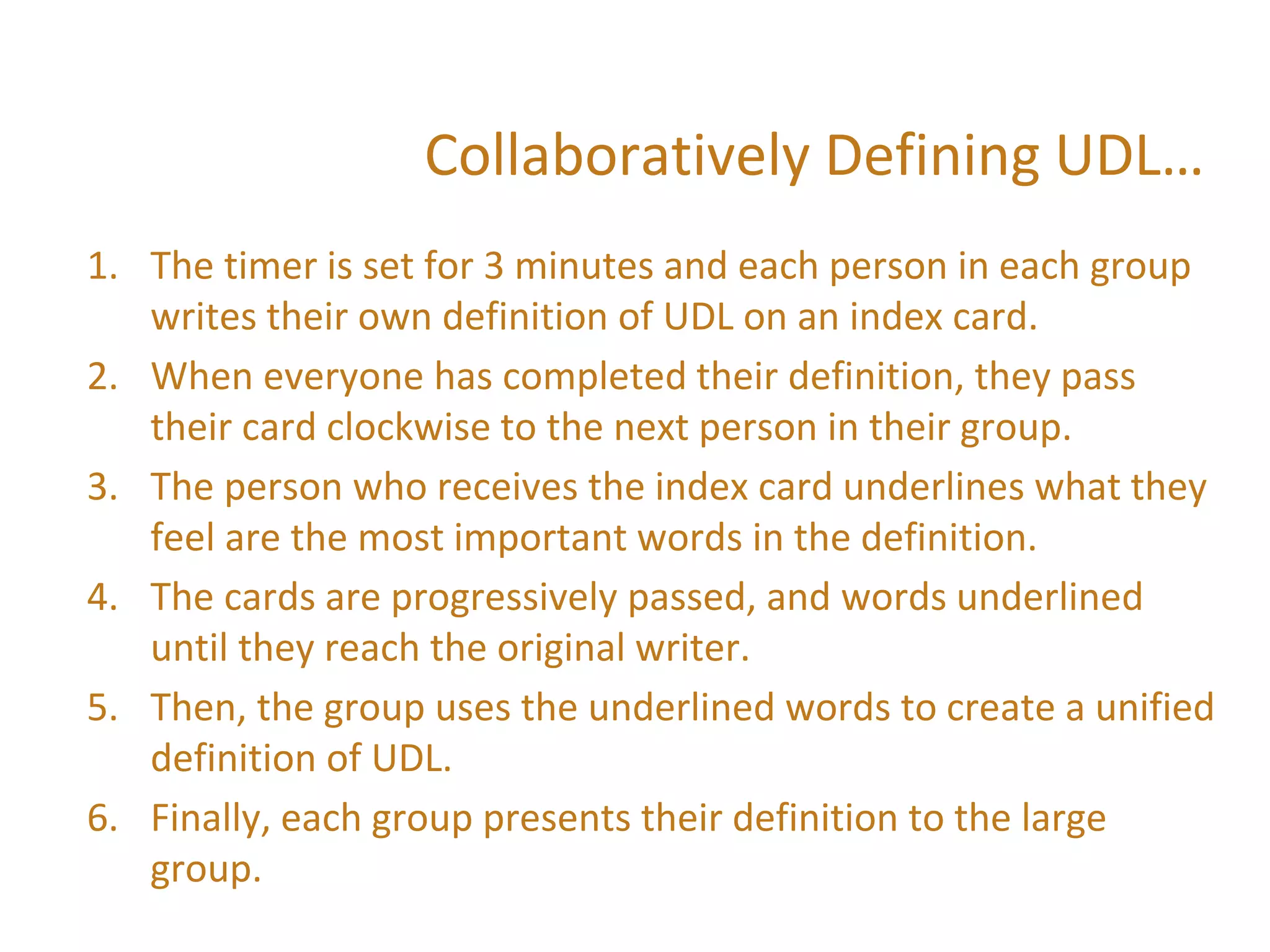 Udl overview presentation | PPTX