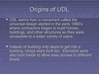 Udl power point | PPT