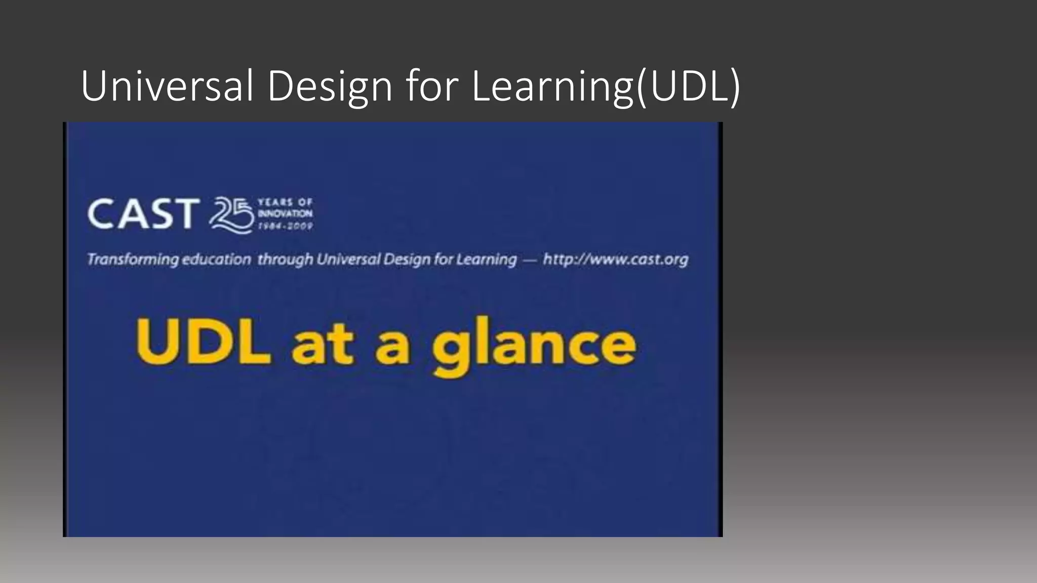 My UDL classroom powerpoint | PPTX