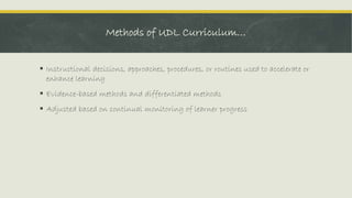 UDL Presentation | PPT