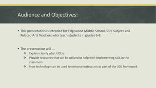 UDL Presentation | PPT