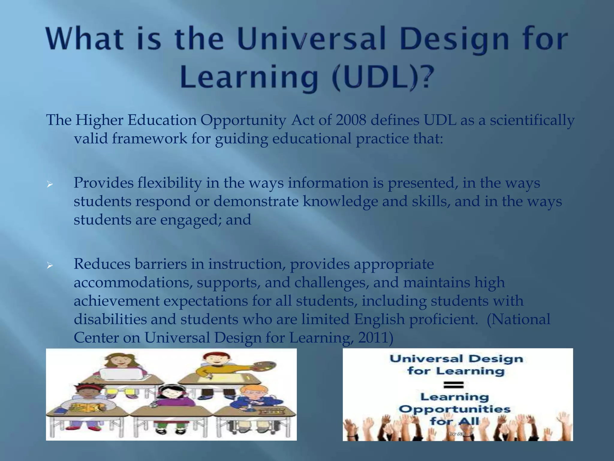 UDL presentation | PPTX