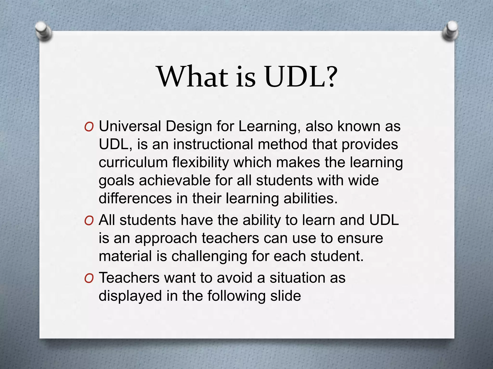 Universal Design for Learning (UDL) | PPT Universal Design for Learning (UDL) | PPT