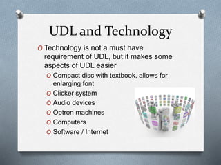Universal Design for Learning (UDL) | PPT