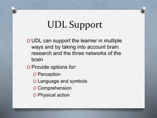 Universal Design for Learning (UDL) | PPT