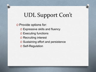 Universal Design for Learning (UDL) | PPT
