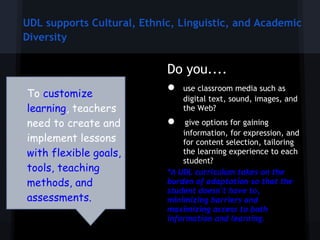 Udl presentation (1) | PDF | Internet | Computing
