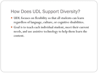 David Paddock UDL Presentation | PPT