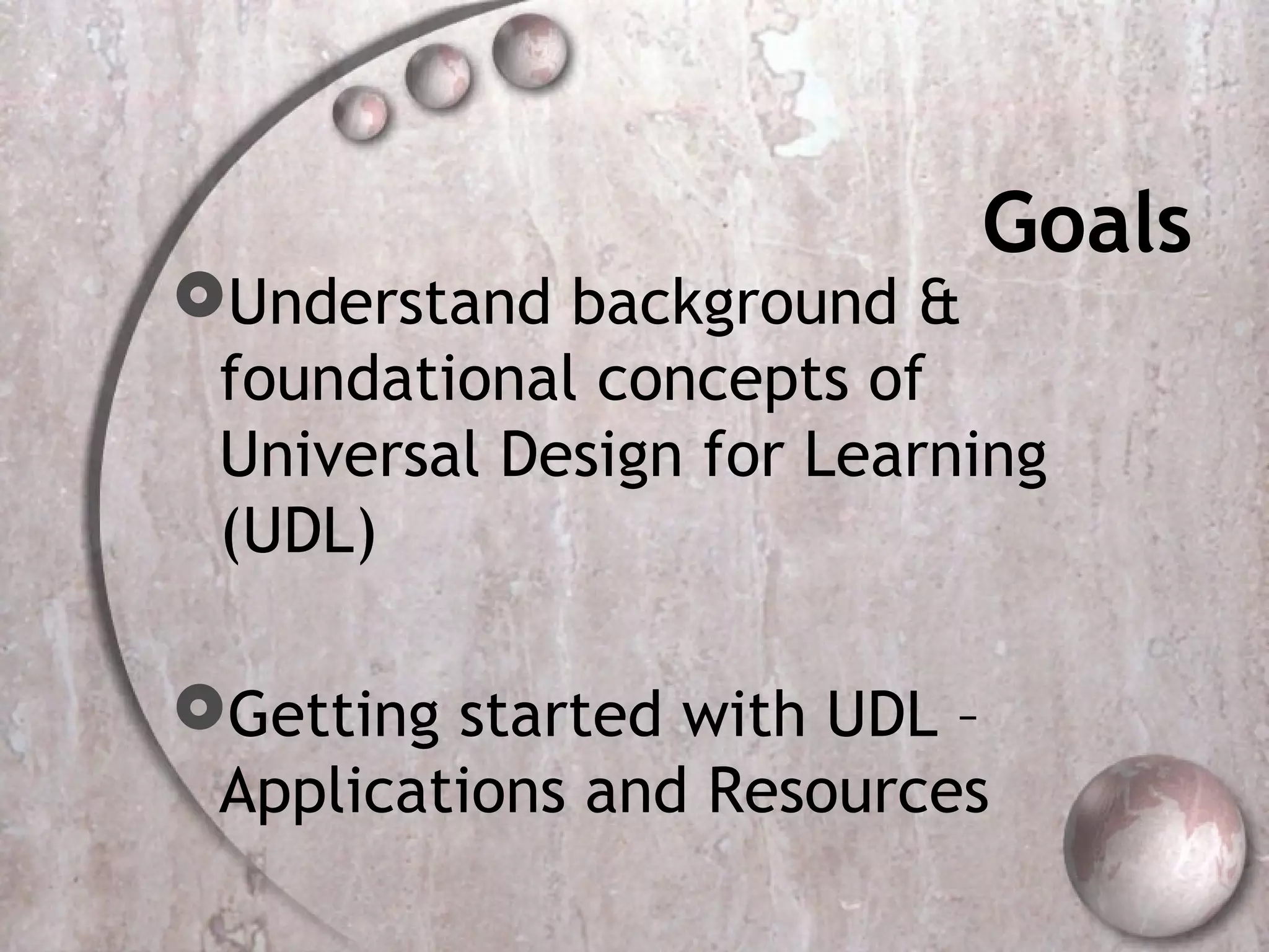 UDL Presentation Updated | PPT