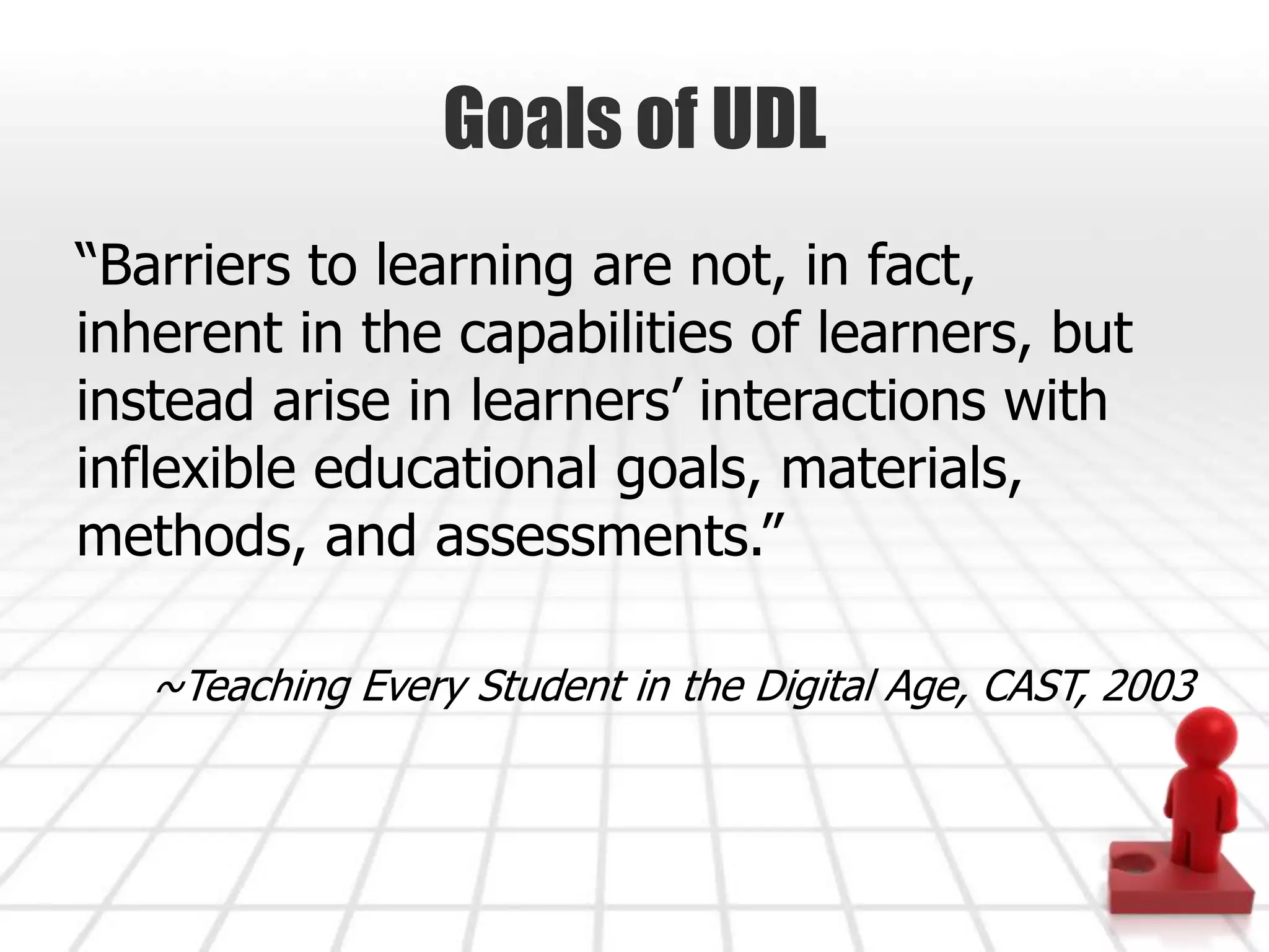Universal Design for Learning (UDL) overview | PPTX