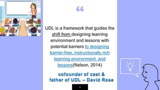 UDL principles and implementation strategies -NIEPMD.pptx