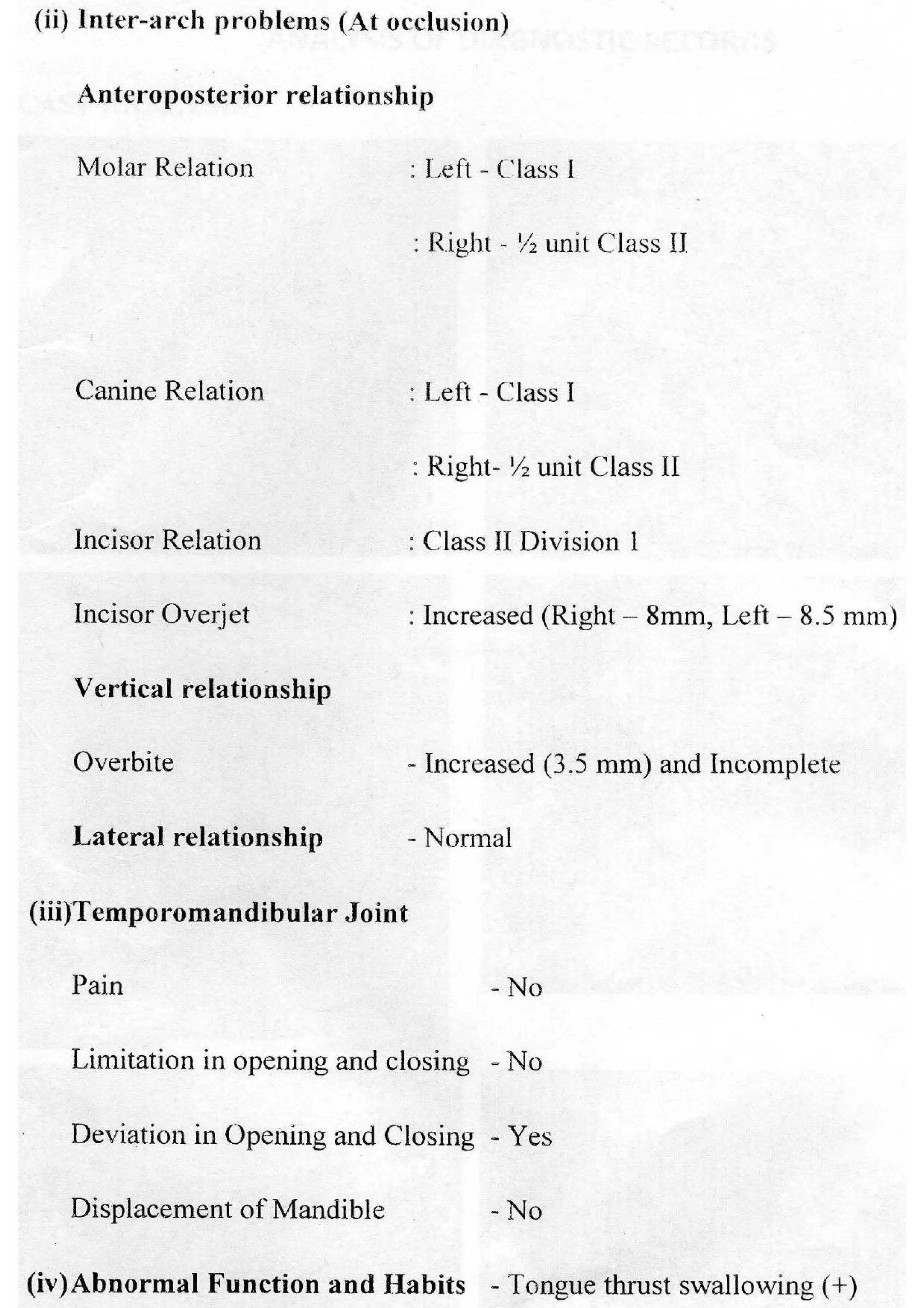 Udmy orthodontics case assessment (2013) | PDF