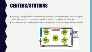 Centers and stations presentation | PPTX