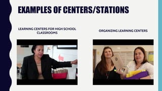 Centers and stations presentation | PPTX
