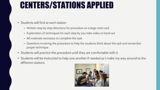 Centers and stations presentation | PPTX