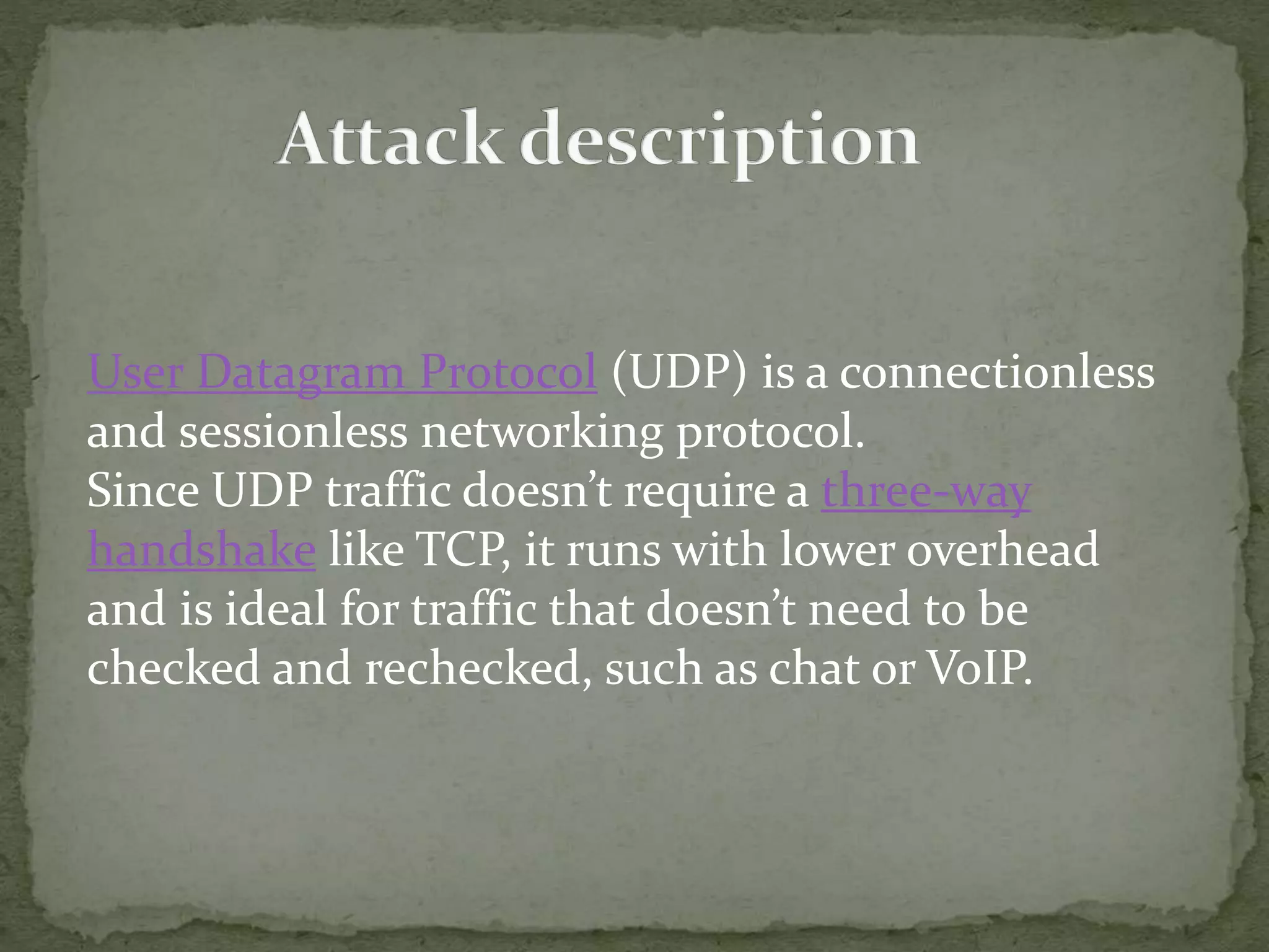 UDP Flood Attack.pptx