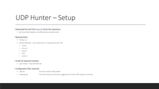 UDP Hunter | PPTX