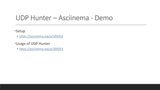 UDP Hunter | PPTX
