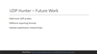 UDP Hunter | PPTX