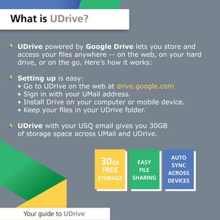 Your guide to UDrive | PDF