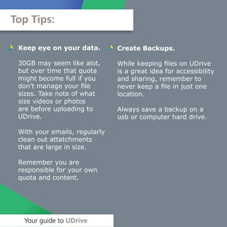 Your guide to UDrive | PDF