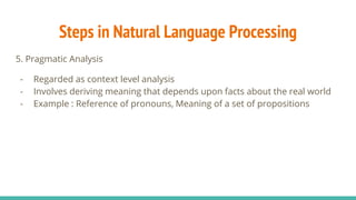 Natural Language Processing | PPT