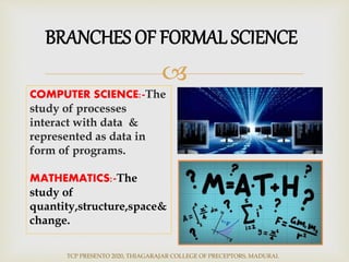 CHANGES IN BARANCHES OF SCIENCE & LINGUISTICS | PPT