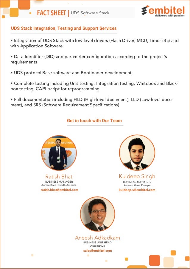 UDS Protocol Stack | Manual Guide | Fact Sheet UDS Protocol Stack | Manual Guide | Fact Sheet