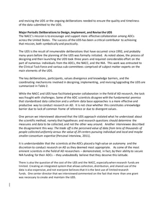 The Alzheimer's Disease Research Network and the Uniform Data Set | PDF