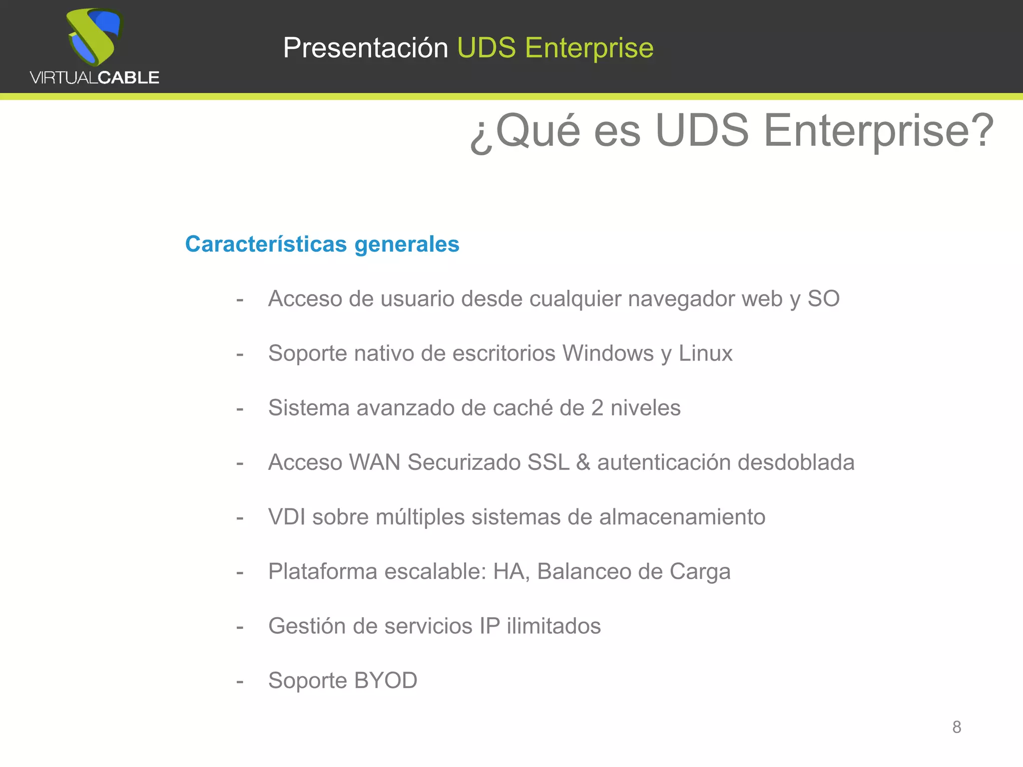UDS Enterprise Introduction - 2018 | PPT