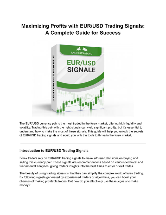 Mastering Trading Signals Guide ebooks Downloads | PDF