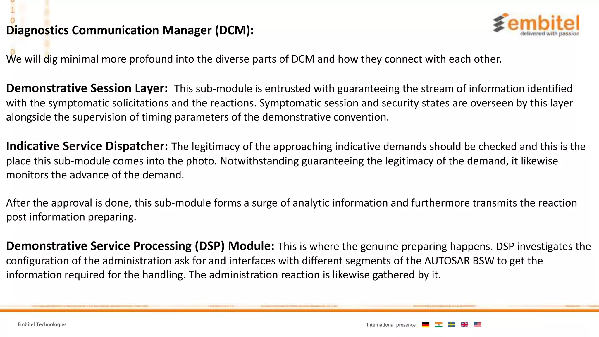 Uds Vehicle Diagnostics In Autosar Software Architecture Pptx