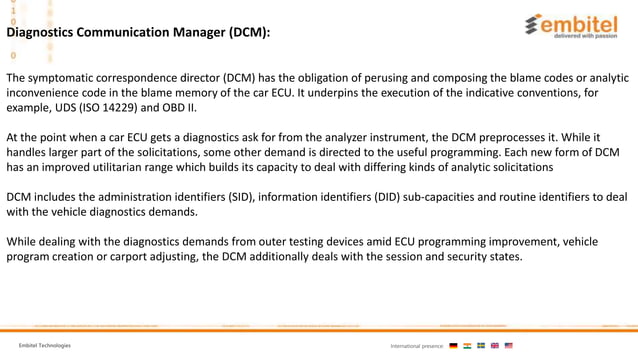 UDS: Vehicle Diagnostics in AUTOSAR Software Architecture | PPTX