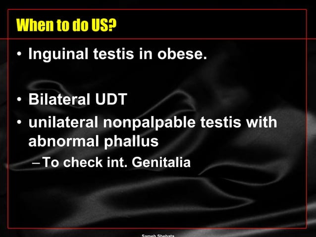 Undescended testis , Guidelines for managment | PPTX | Infertility ...