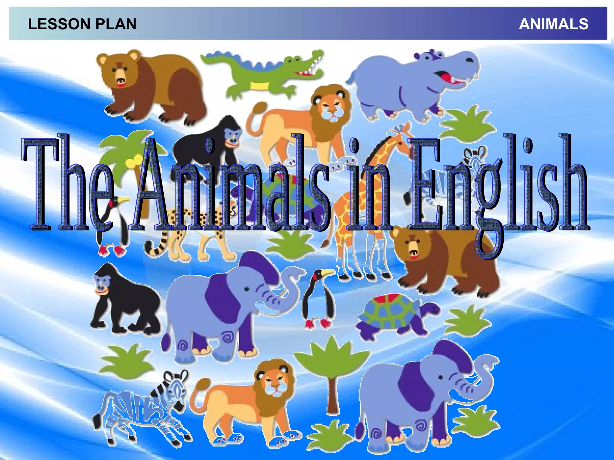Ud the animals | PPT