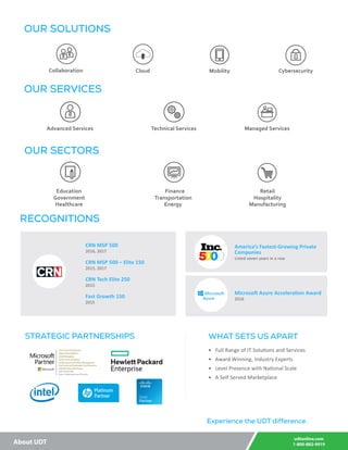 UDT | Overview | PDF