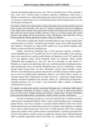 Udzbenik uvod u turizam | PDF