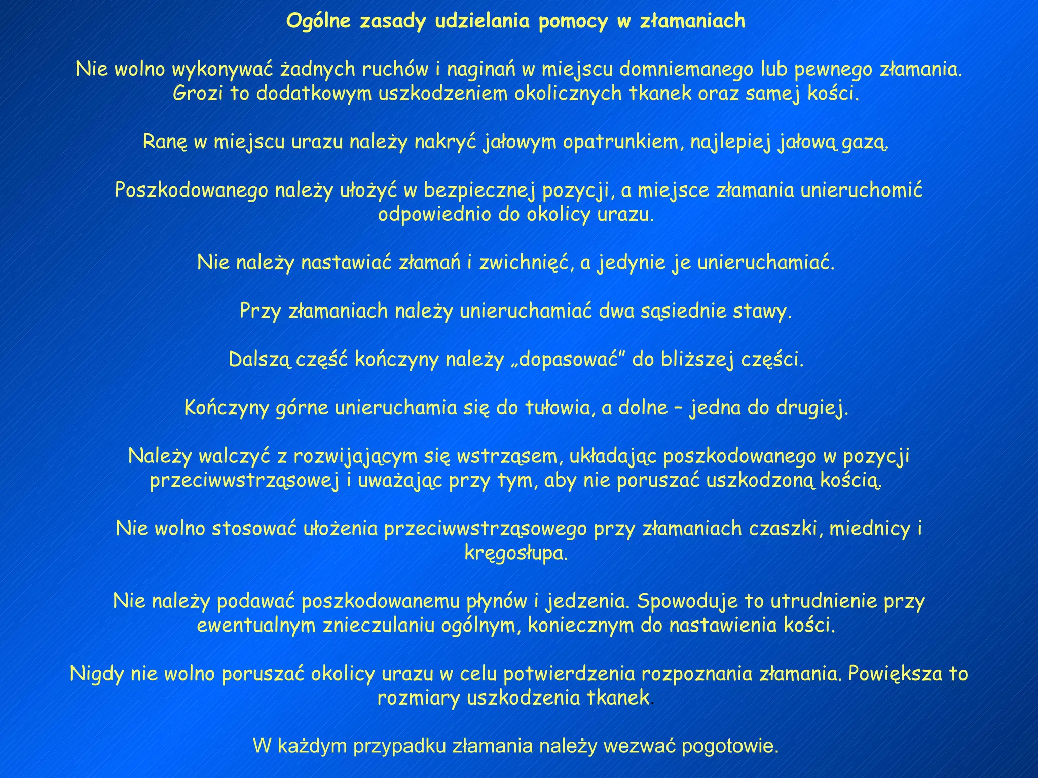 Udzielanie Pierwszej Pomocy Prezentacja1 | PPT