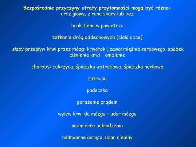 Udzielanie Pierwszej Pomocy Prezentacja1 | PPT | First Aid | Injuries
