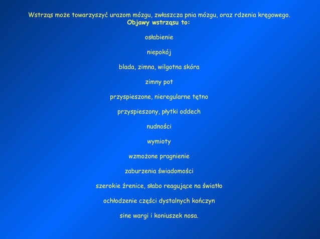 Udzielanie Pierwszej Pomocy Prezentacja1 | PPT | First Aid | Injuries